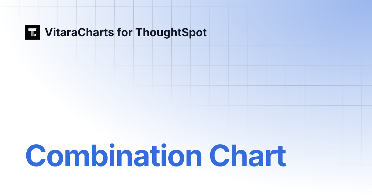 Combination Chart | VitaraCharts for ThoughtSpot