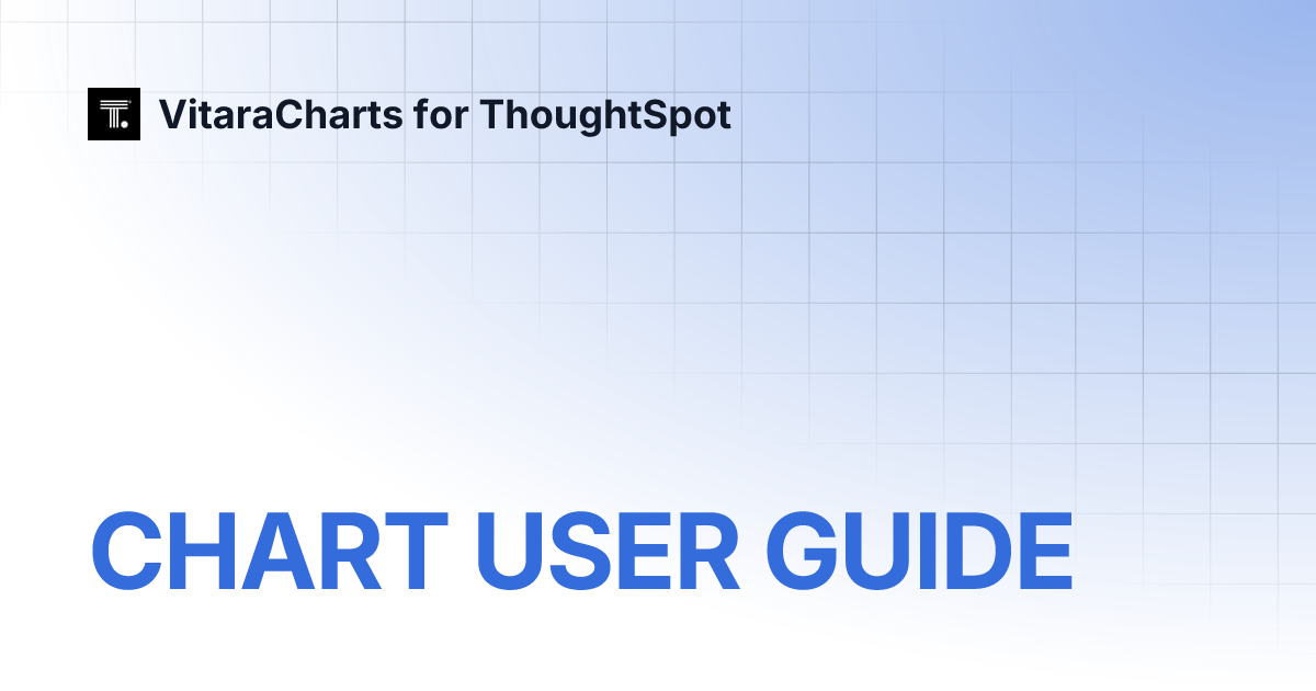 CHART USER GUIDE | VitaraCharts for ThoughtSpot